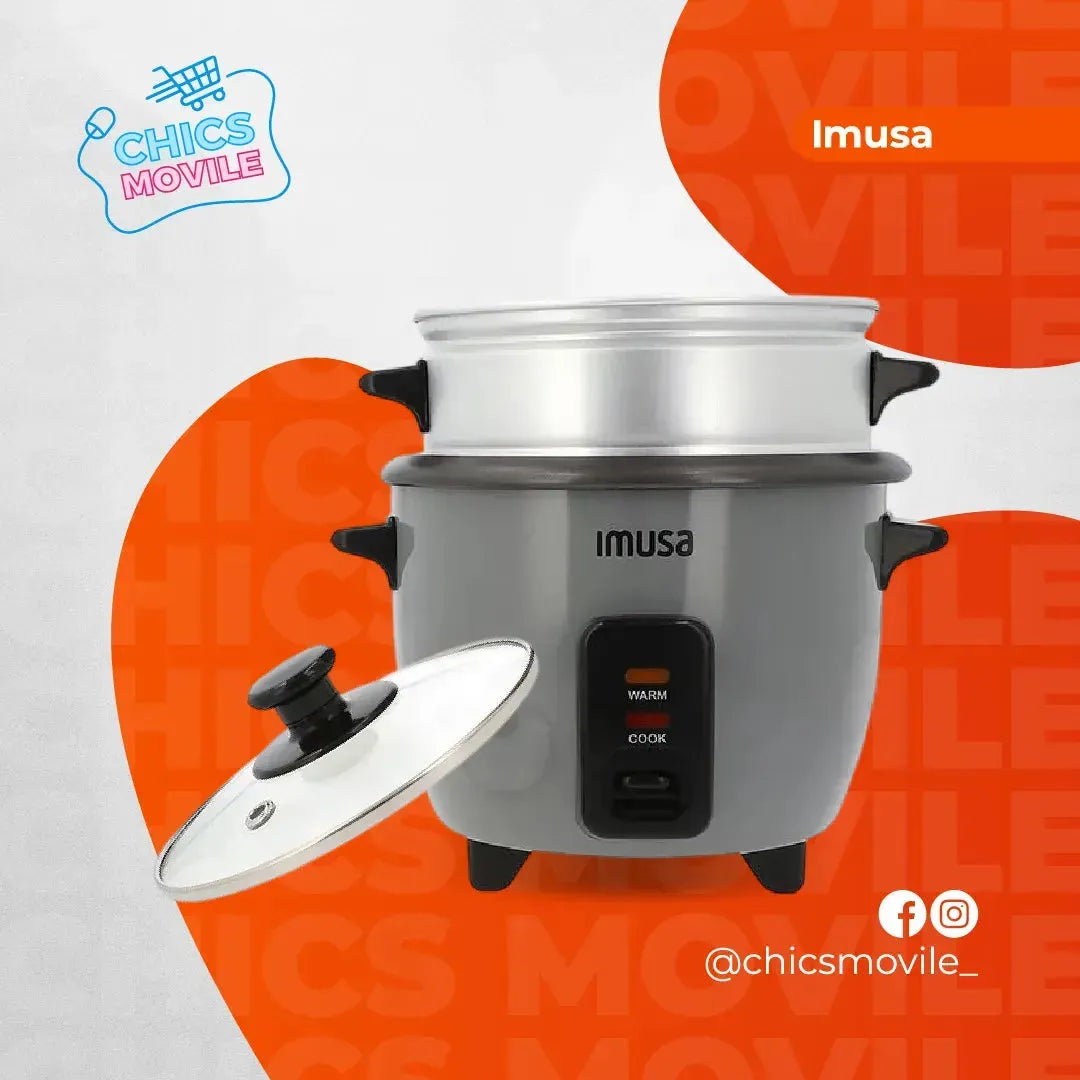Arrocera Imusa 1 Lt 3 Tazas Gris Voltaje 110v 🍛🍚👨🏻‍🍳 – Chics Movile